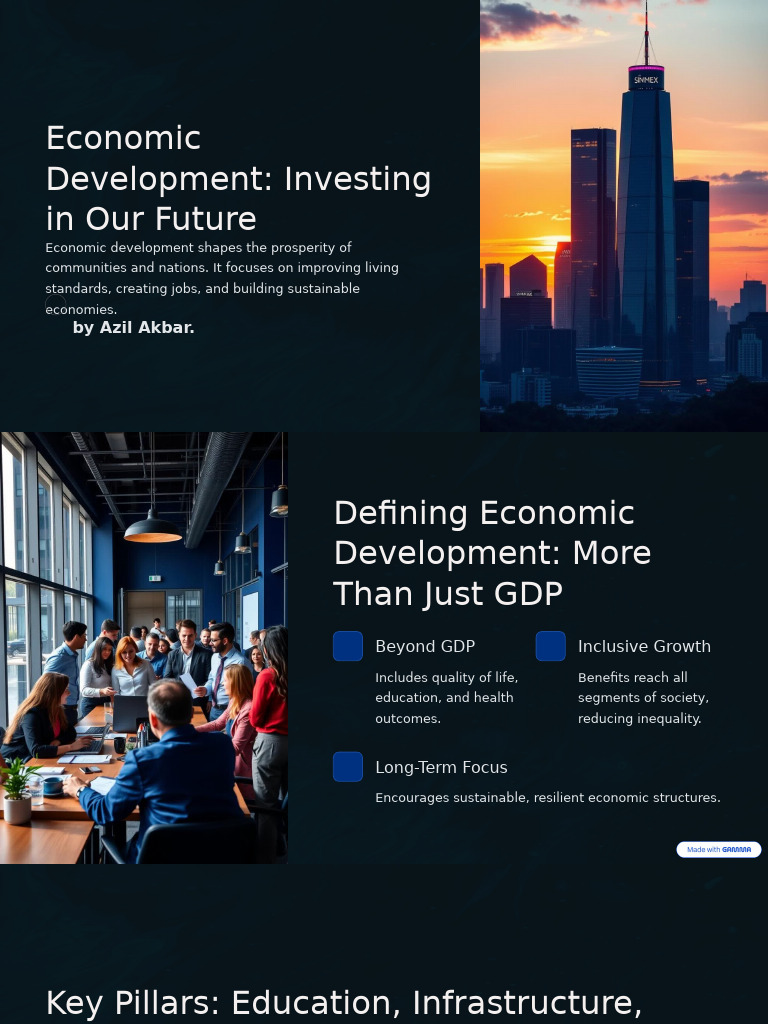 Economic Development Strategies Explained | PDF | Economic Growth ...