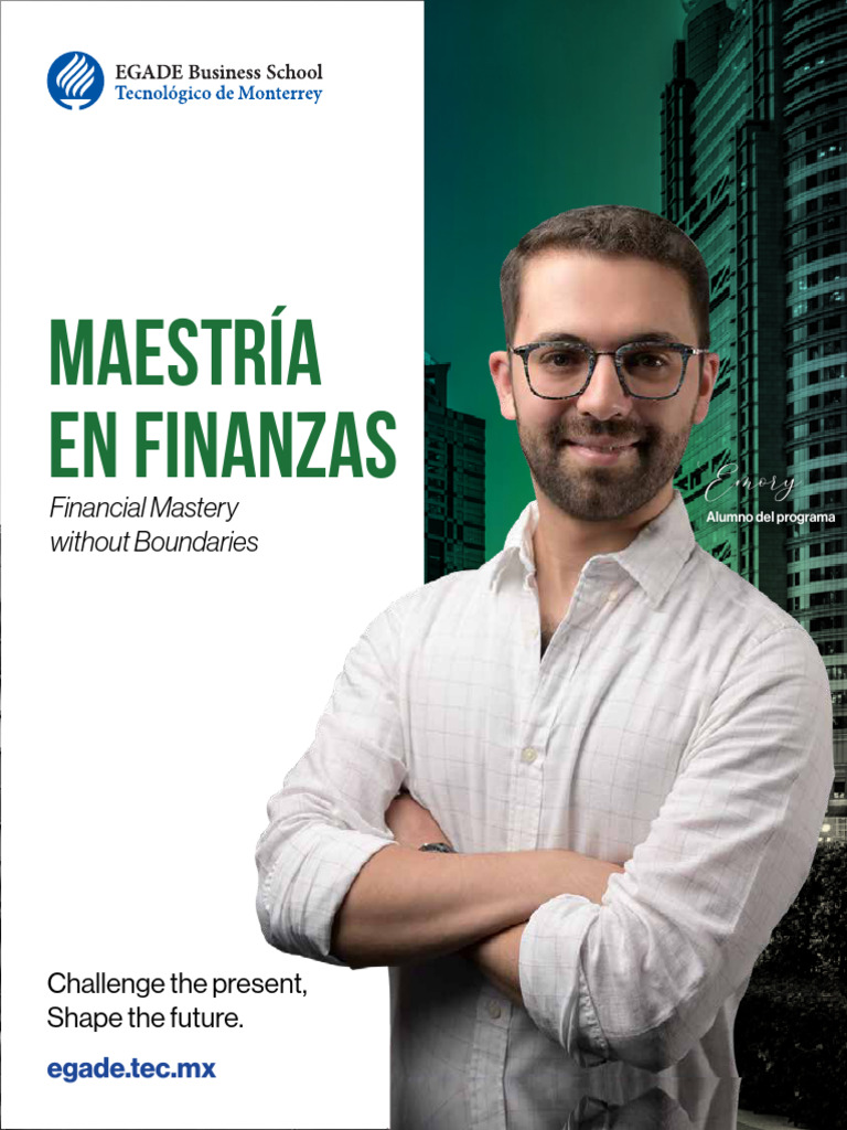 EGADE Atr Brochure MAF - GRL - PP | PDF | Business | Economias