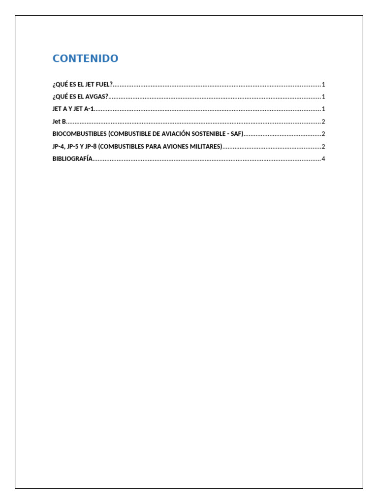 Qué Es El Jet Fuel | PDF | Combustible para aviones | Motor a reacción