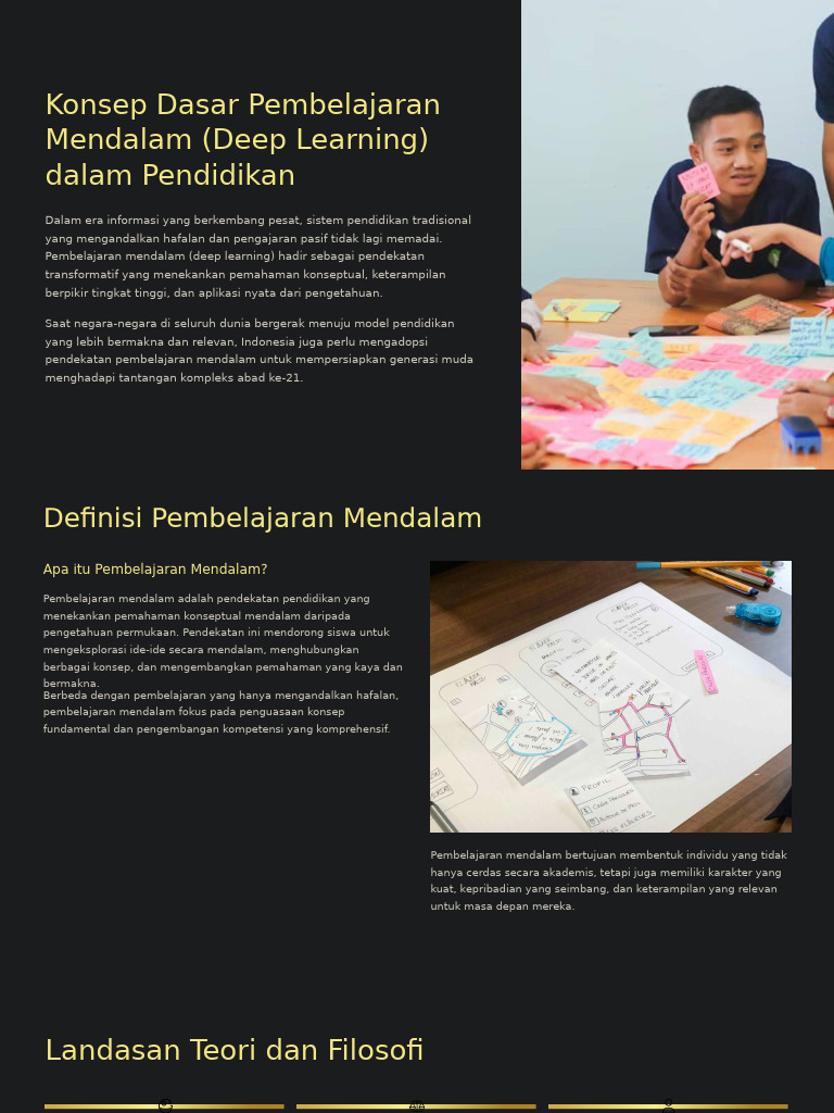 29 7. Konsep Dasar Pembelajaran Mendalam Deep Learning Dalam Pendidikan | PDF