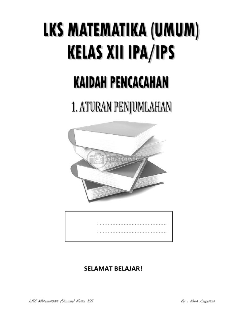 LKS 1 Aturan Penjumlahan | PDF