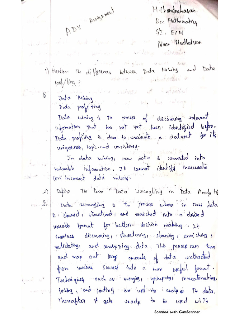 Adv Assignment | PDF