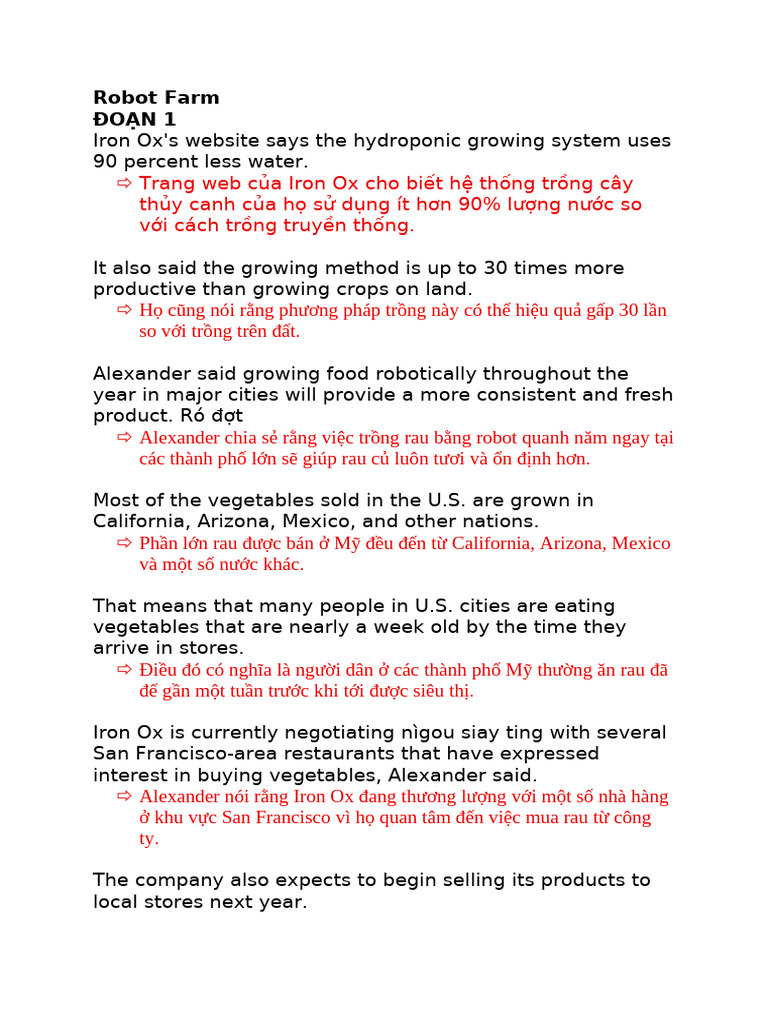 01 Robot Farm | PDF