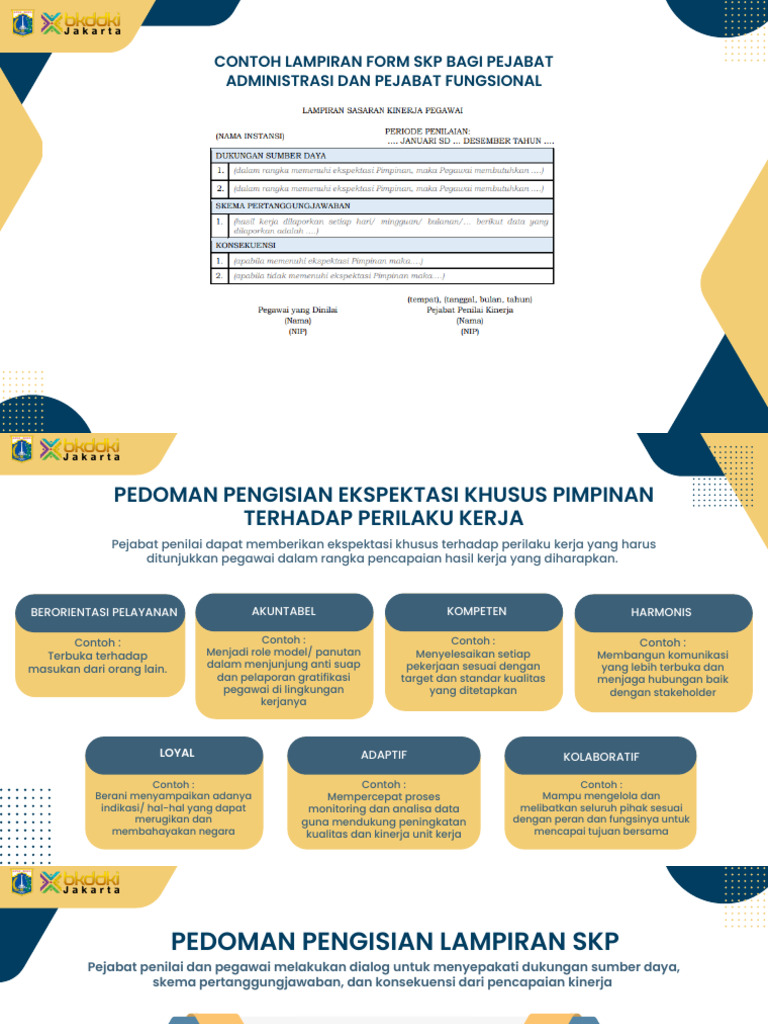 Contoh Lampiran SKP Pejabat Administrasi | PDF