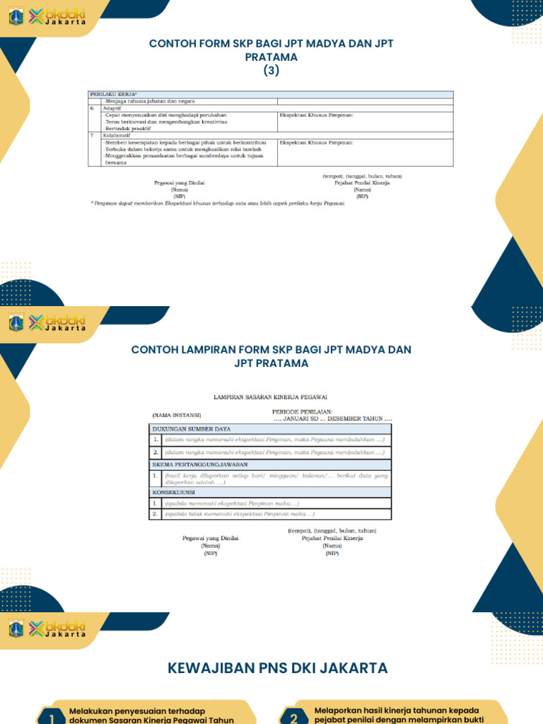 Contoh Form SKP Bagi JPT Madya Dan JPT | PDF