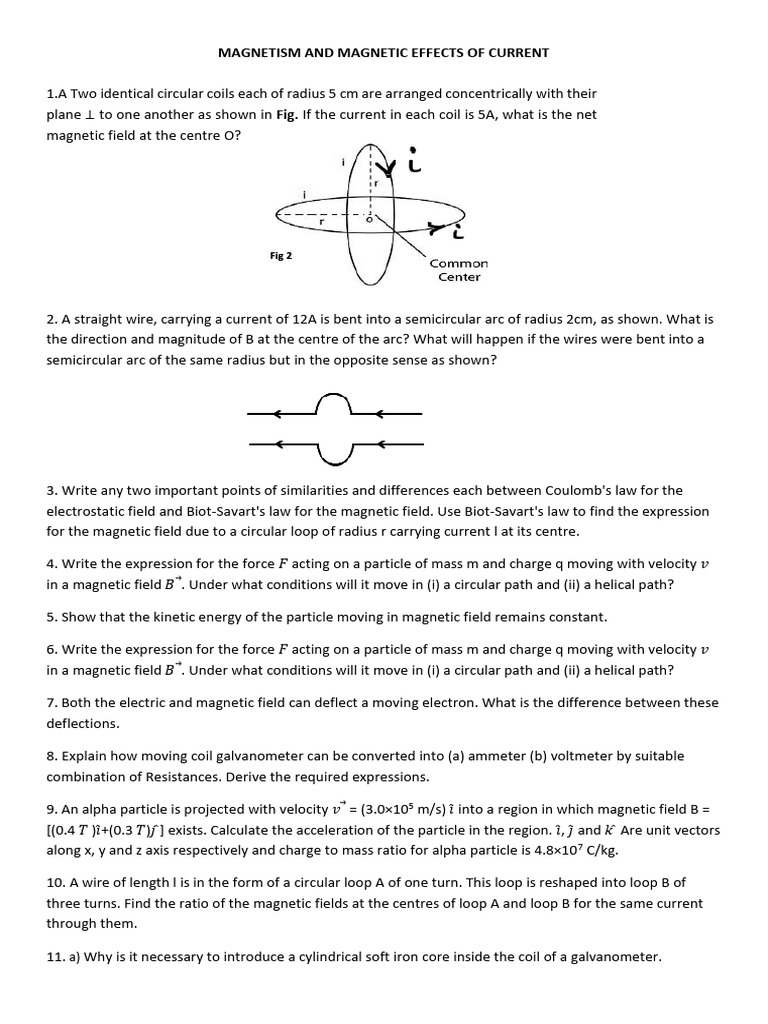 Magnetic Effects and EMI | PDF | Magnetic Field | Inductor