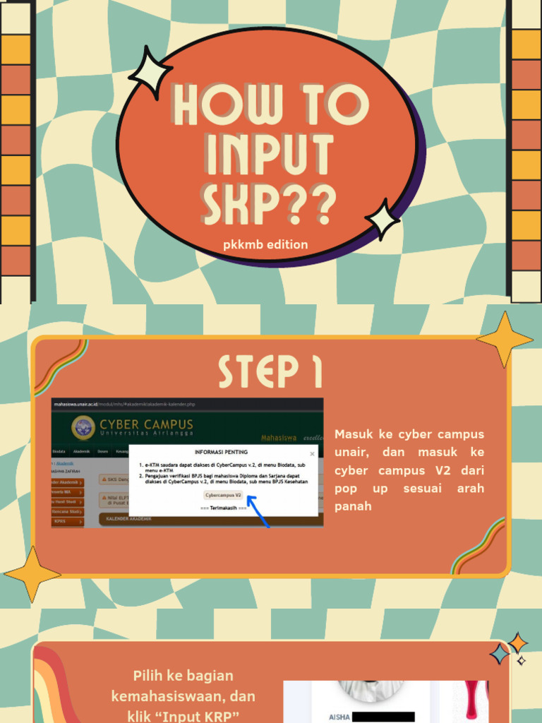 Cara Input SKP Unair | PDF