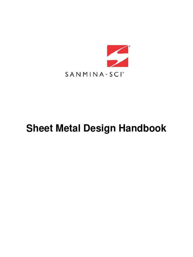 Sheet Metal Design Handbook | PDF | Sheet Metal | Building Materials