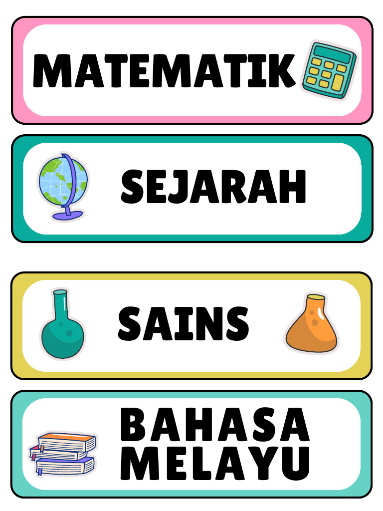 Label Sudut Subjek 6a | PDF