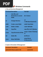 Windows CMD Mastery Guide | PDF | Computer File | Directory (Computing)