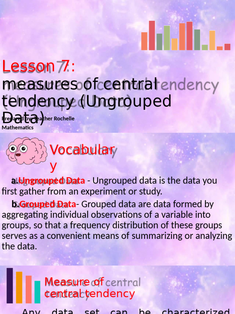Measures of Central Tendency Explained | PDF | Mode (Statistics) | Mean
