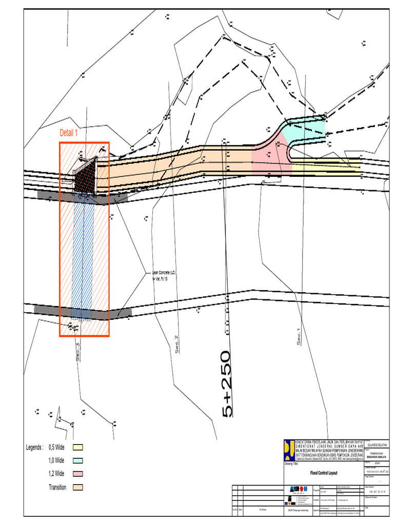 Flood Control (Sta. 5+225 5+275) - 1 | PDF