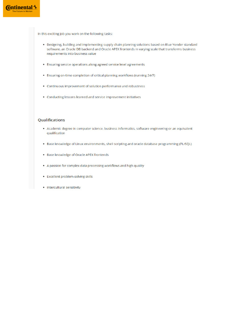 Job Description-1 | PDF