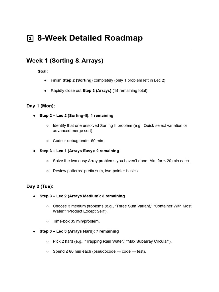 Roadmap | PDF | Applied Mathematics | Algorithms