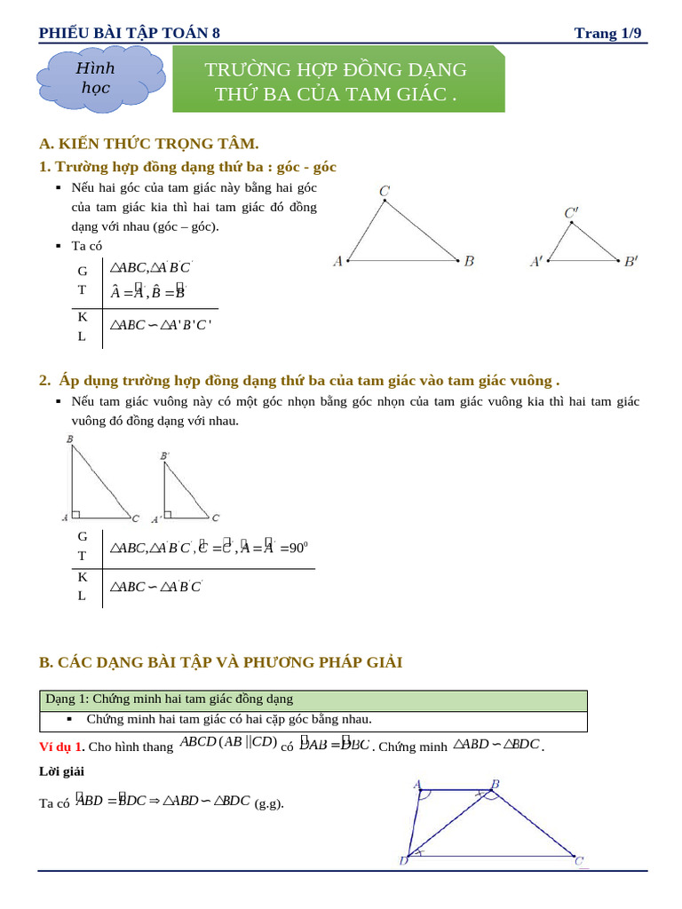 4 THDD TH 3 C A Tam Giác | PDF