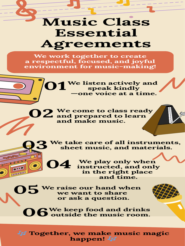 Music Class Essential Agreements | PDF