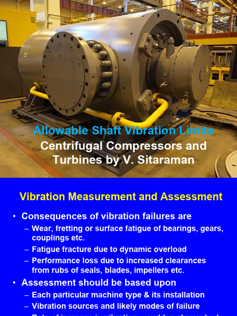 Shaft Vibration Limits in Compressors | PDF | Mechanical Engineering ...