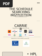ONE Vessel Schedule for Los Angeles | PDF