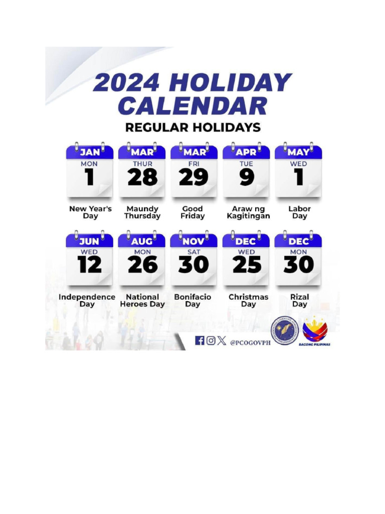 Regular Holidays | PDF