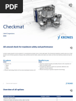 Krones Checkmat: Fill Level & Cap Inspection | PDF | Gamma Ray | Sensor