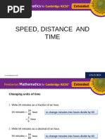 Speed Distance Time - GCSE Maths - Steps, Examples & Worksheet | PDF ...