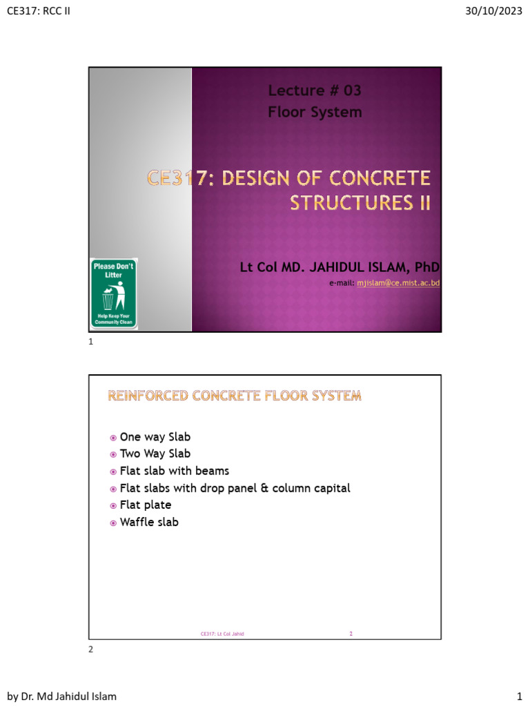 Two-Way Slab Design in RCC II | PDF | Beam (Structure) | Civil Engineering