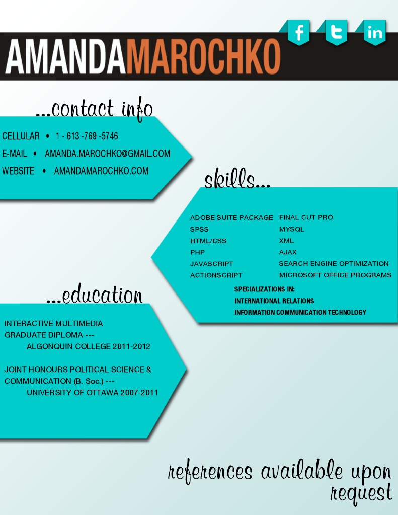Amanda Marochko Resume | PDF