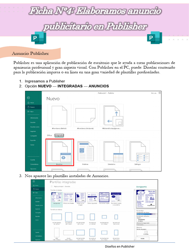 Ficha 04 3ero A-B Ud 05 | PDF