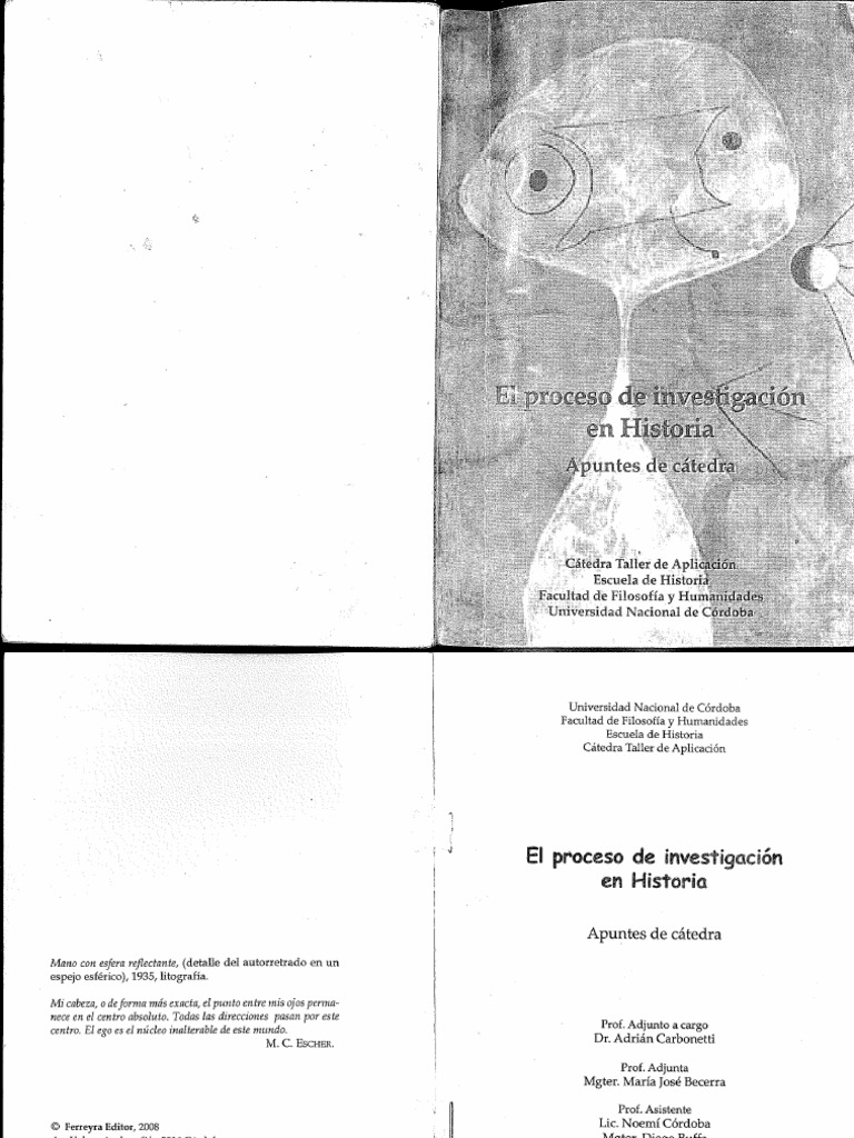 Carbonetti-El Proceso de Investigación en Historia - 240806 - 094526 | PDF