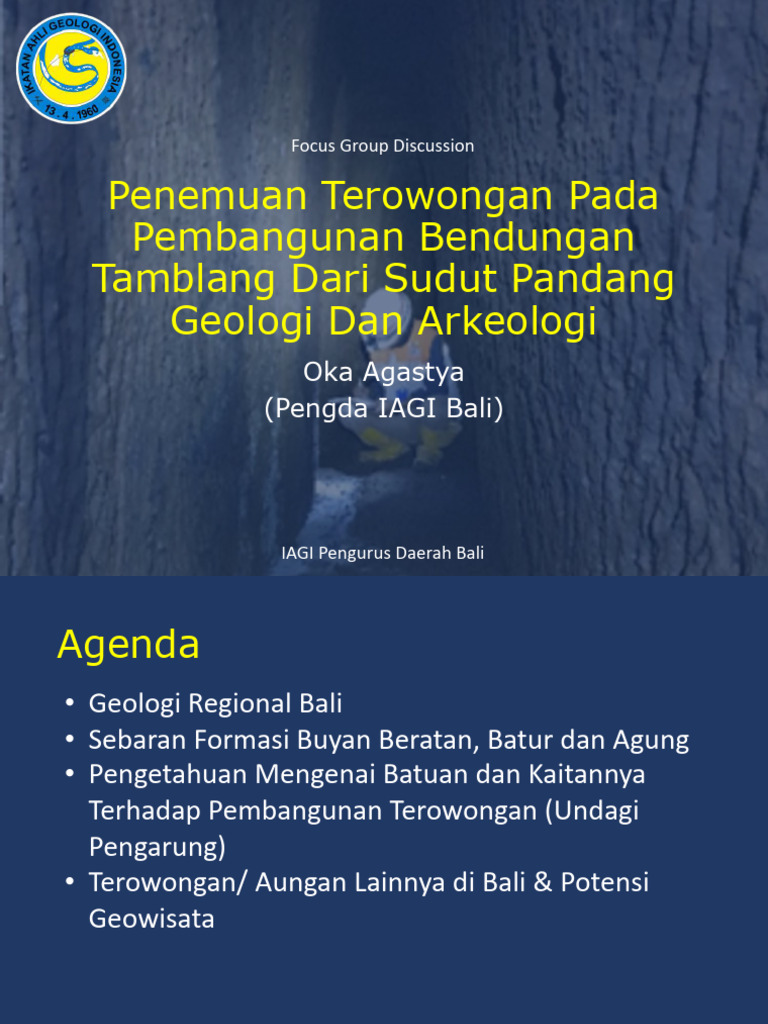 FGD Terowongan Tamblang Oka Agastya - Compressed | PDF