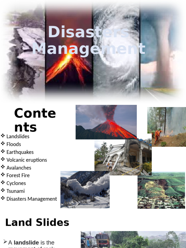 Disasters Management Draft | PDF | Natural Disasters | Volcano