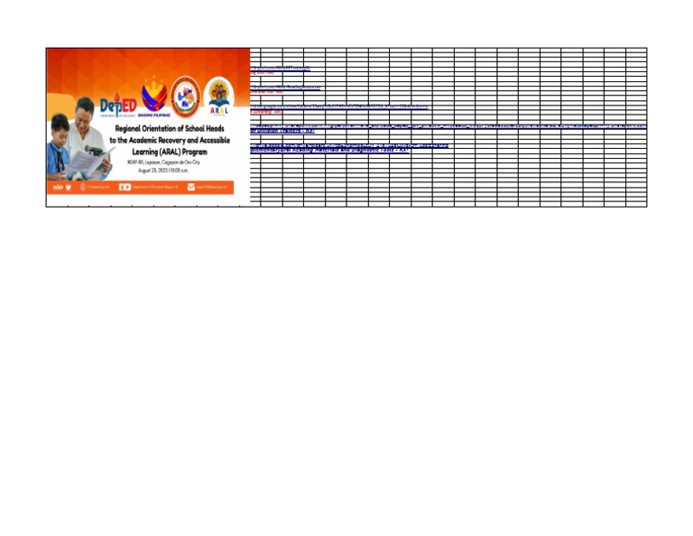 Aral Program Reading Resources Link | PDF