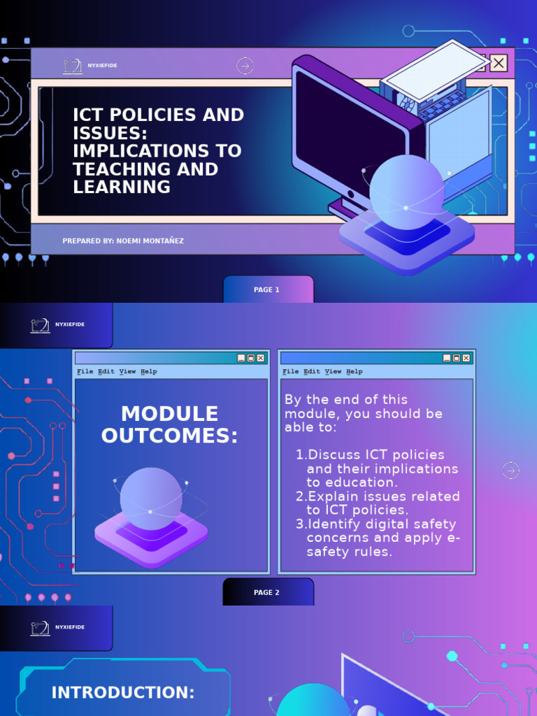 ICT Issues and Implications | PDF | Information And Communications ...