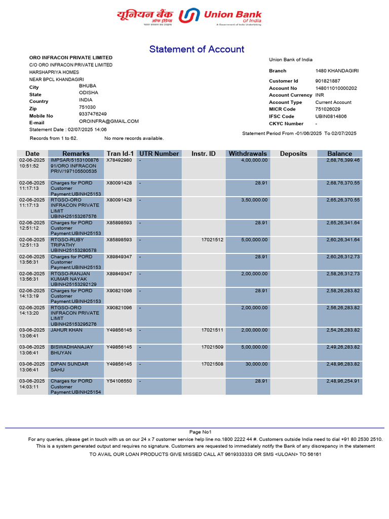 OpTransactionHistoryUX3 PDF02!07!2025 | PDF | Banking | Service Industries