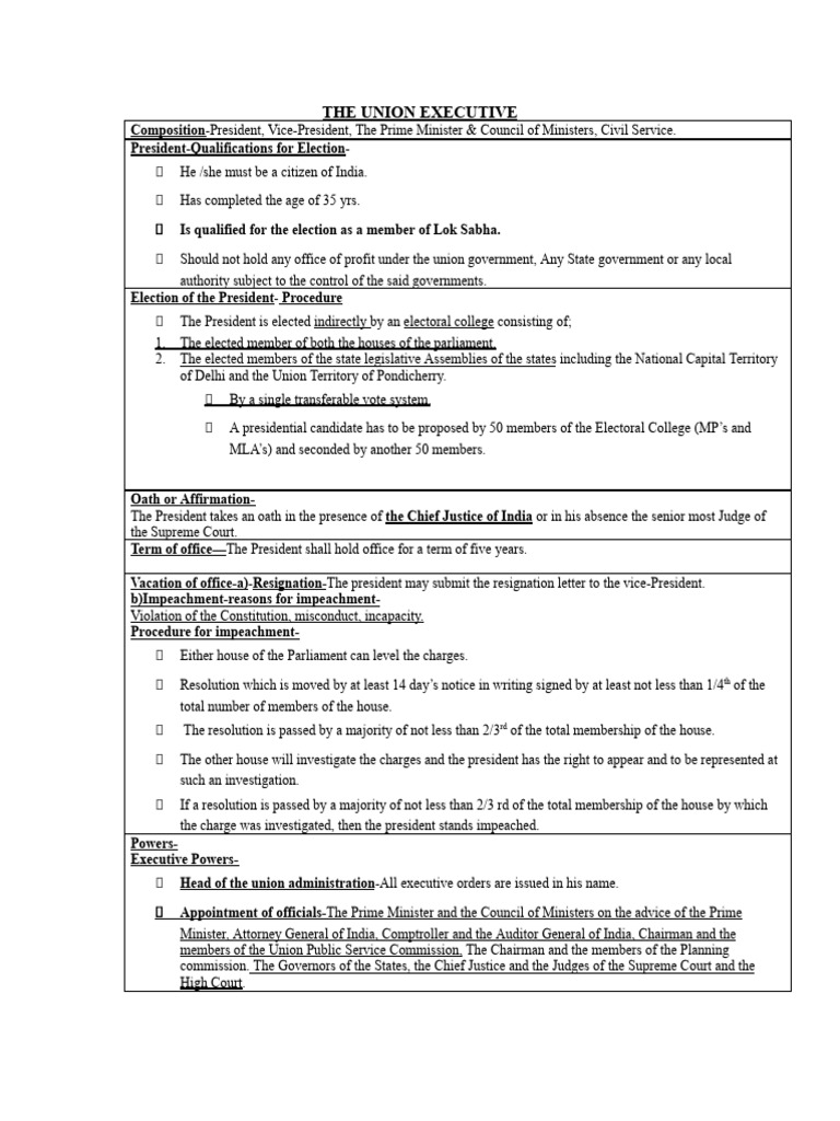 Resource Sheet-Union Executive | PDF | Pardon | Political Law