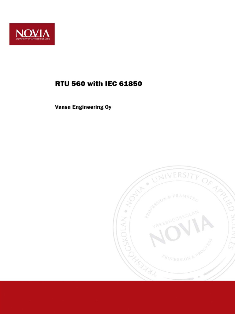 Rtu 560 With Iec PDF | PDF | Computer Network | Osi Model