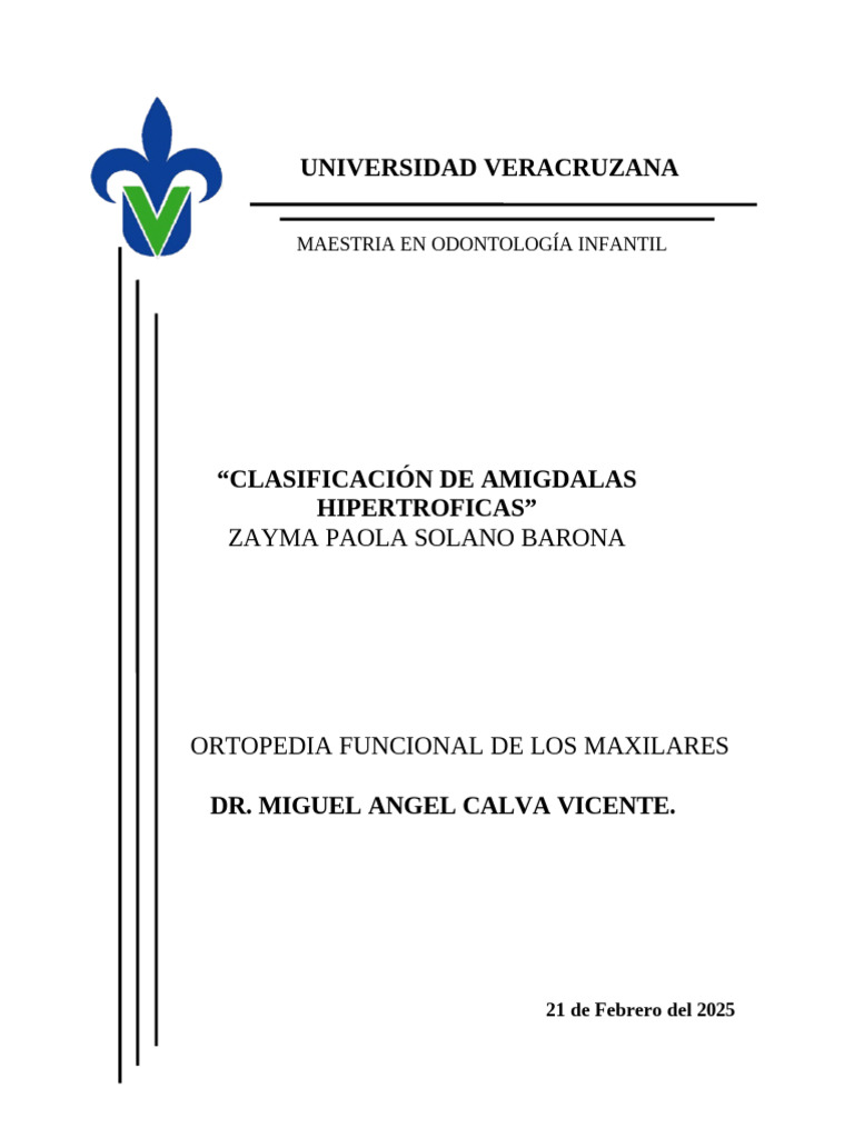 Amigdalas Hipertroficas ZPSB | PDF | Enfermedades y trastornos humanos ...