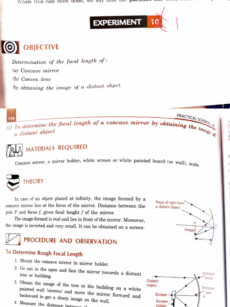 Physics Record Work 2025-2026 | PDF | Voltage | Mirror