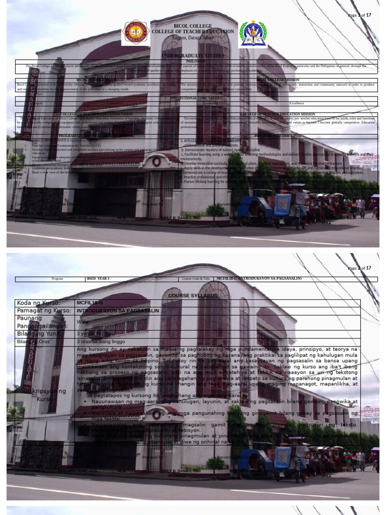 2025 1st Sem Introduksyon Sa Pagsasalin Mcfil18 G | PDF