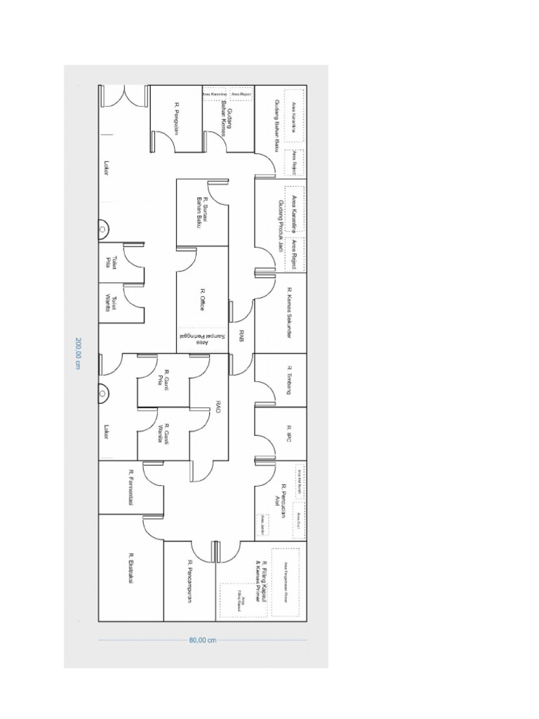 Denah Oba Sesuai Syarat Bpom | PDF