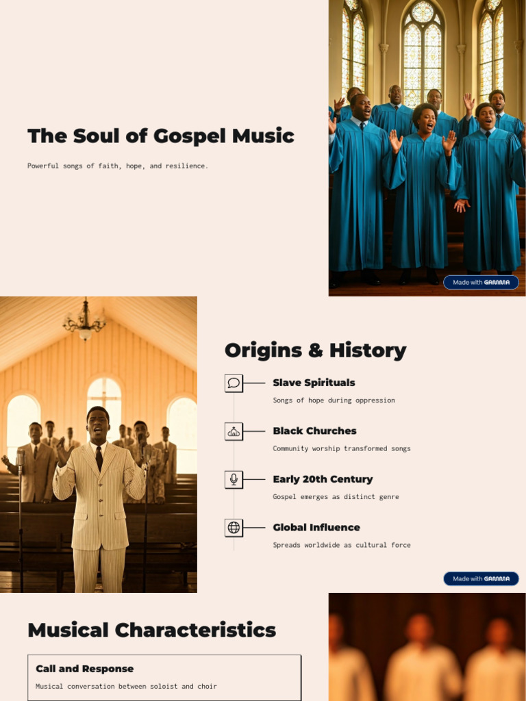 The Essence of Gospel Music Explained | PDF