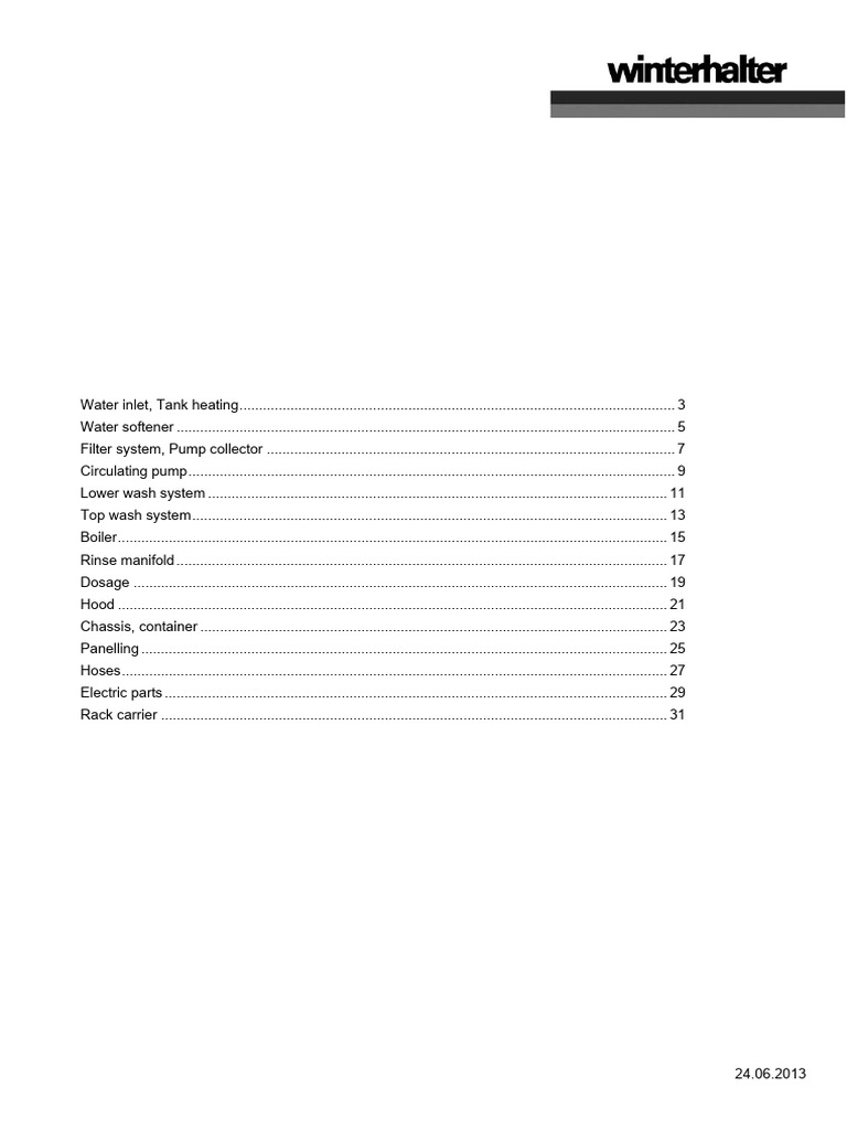 PT-500 Spare Parts List Guide | PDF
