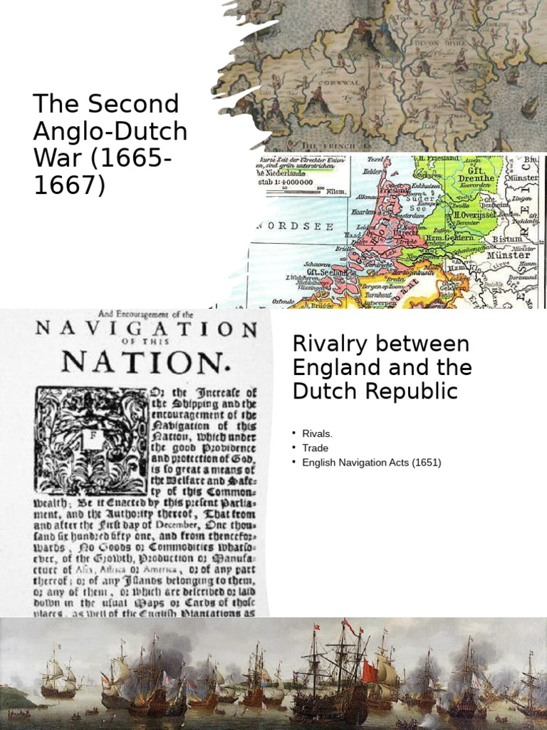 The Second Anglo-Dutch War (1665-1667) | PDF