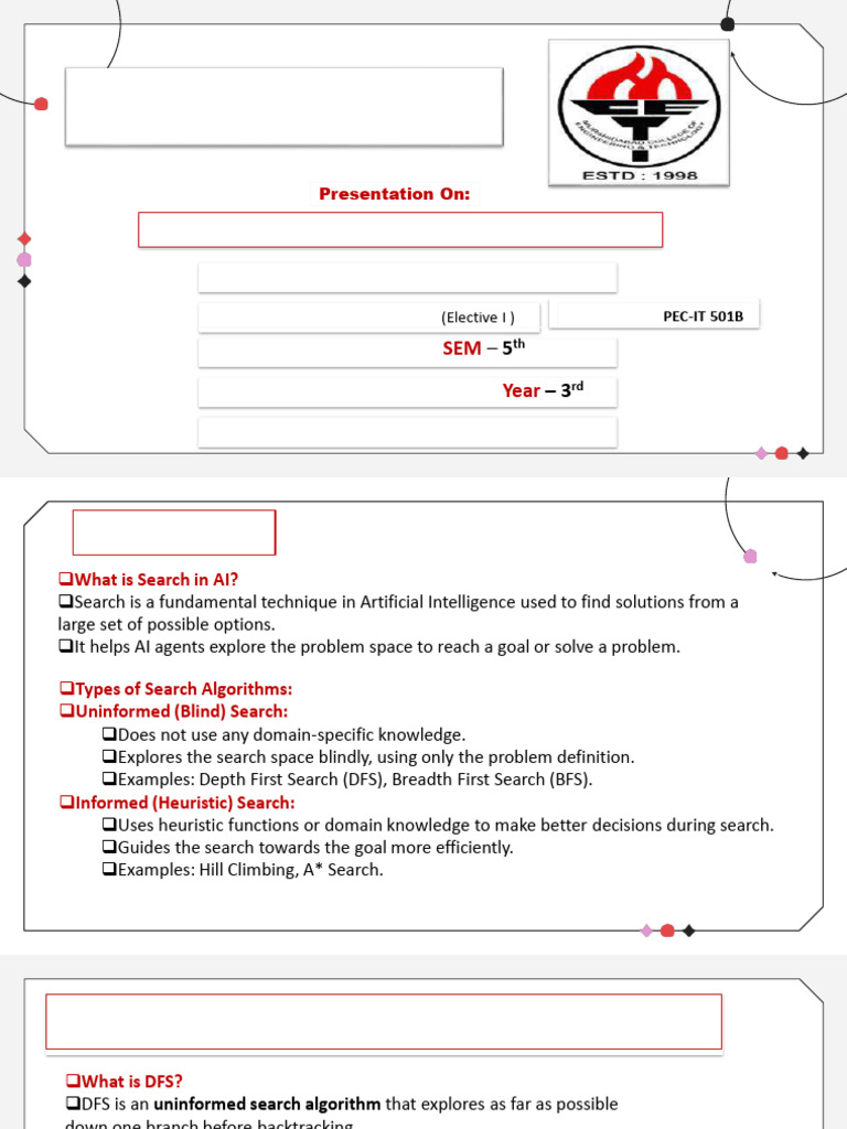 Pec-It 501B - 10600123029 - Ai | PDF | Theoretical Computer Science | Algorithms And Data Structures