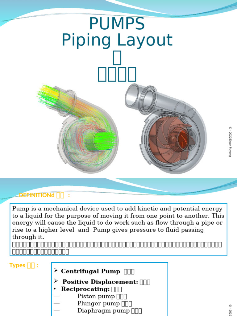 Pump Layout Training Pdf Pump Gases