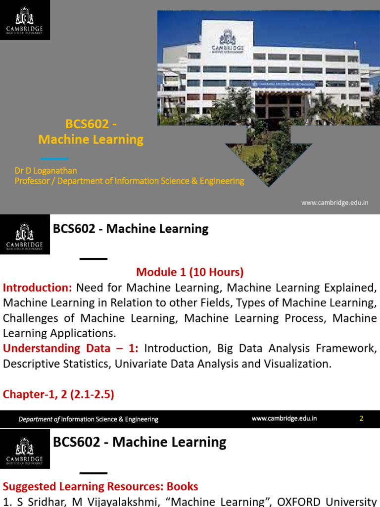 Machine Learning Overview and Resources | PDF | Machine Learning ...