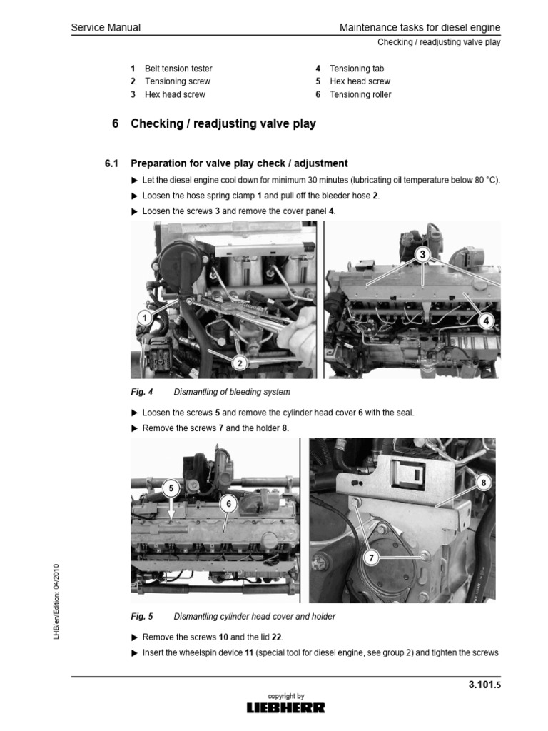 Ventiljustering TCD 2012+2013 | PDF | Valve | Nut (Hardware)
