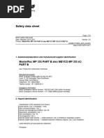 Mobil Delvac MX 15W-40 Safety Data Sheet | PDF | Waste | Toxicity