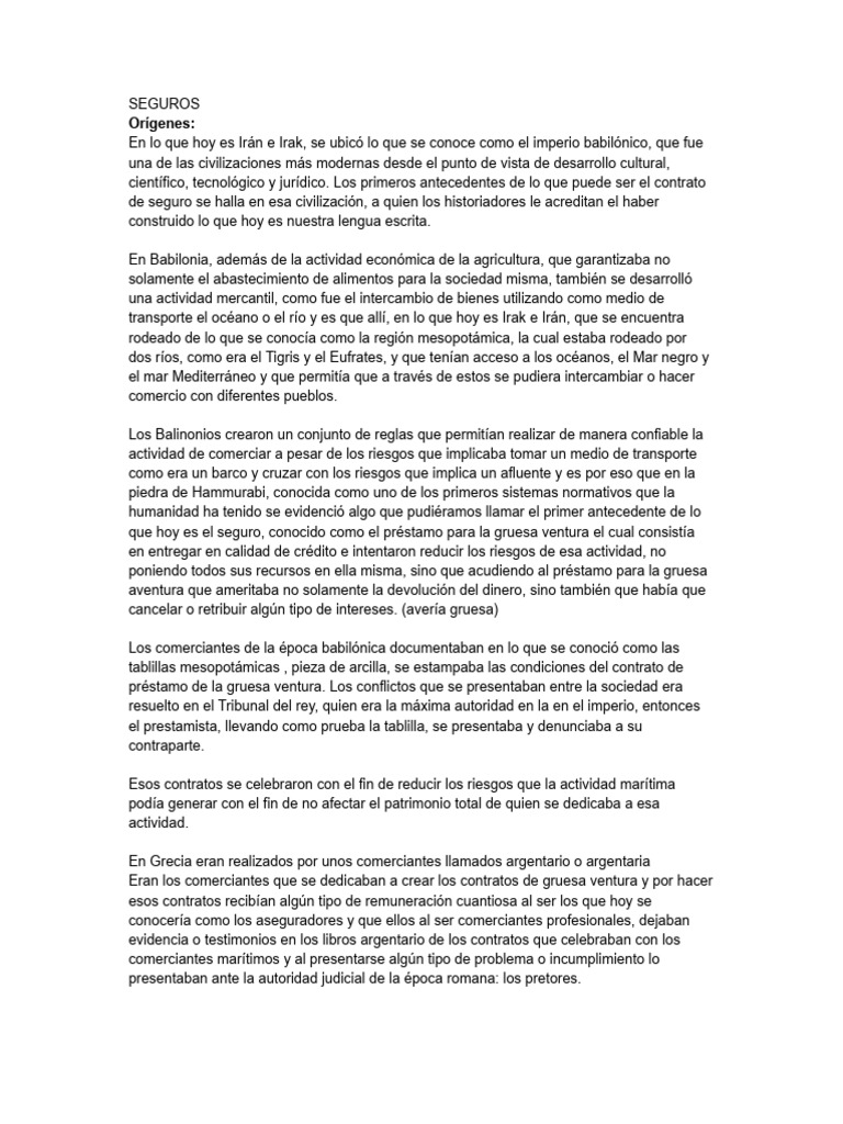 Seguros PDF | PDF | Póliza de seguros | Seguro