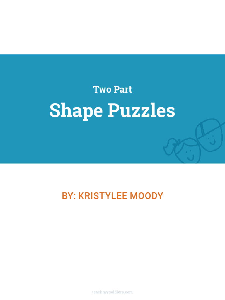 New 2 Part Shape Puzzle | PDF